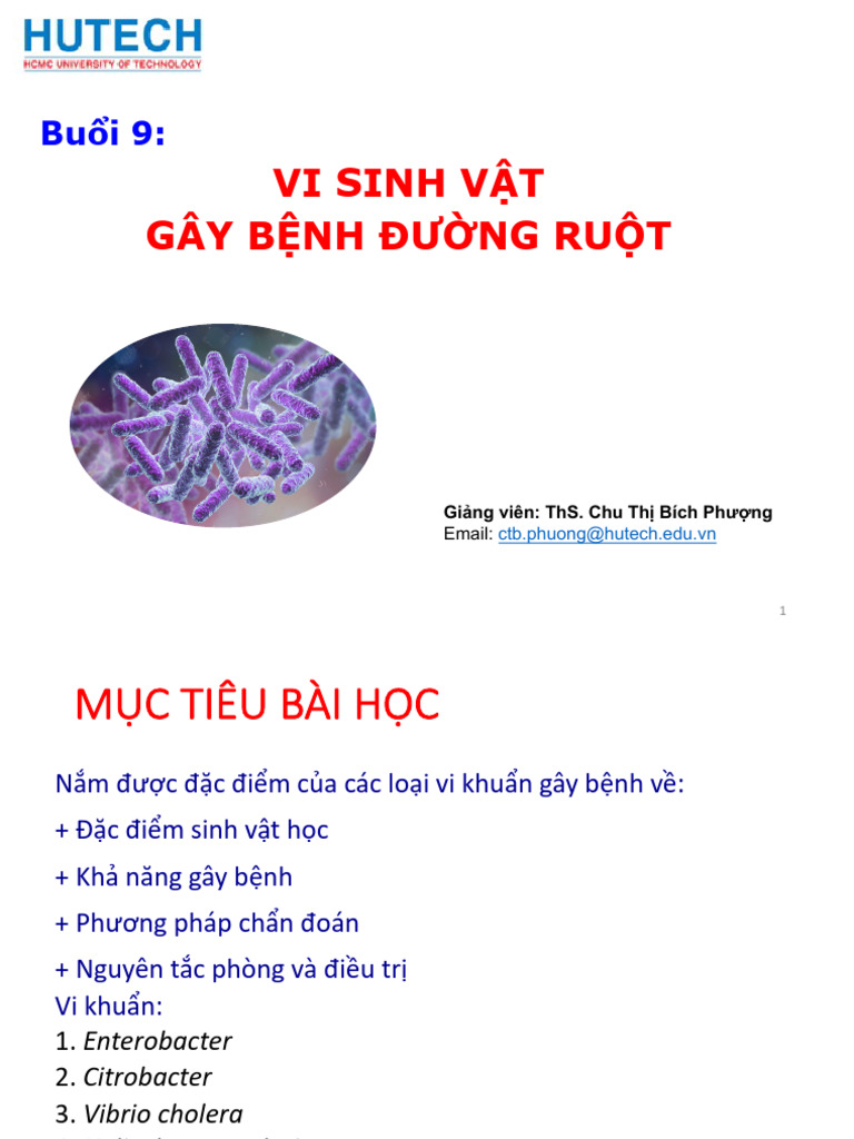 Buoi 9 - VSV Gay Benh Duong Ruot | PDF