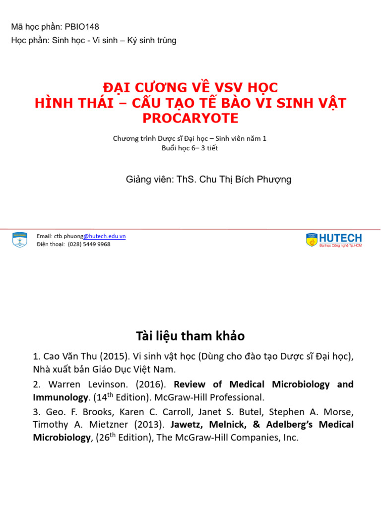 BUOI 6 - CAU TRUC TB VSV | PDF