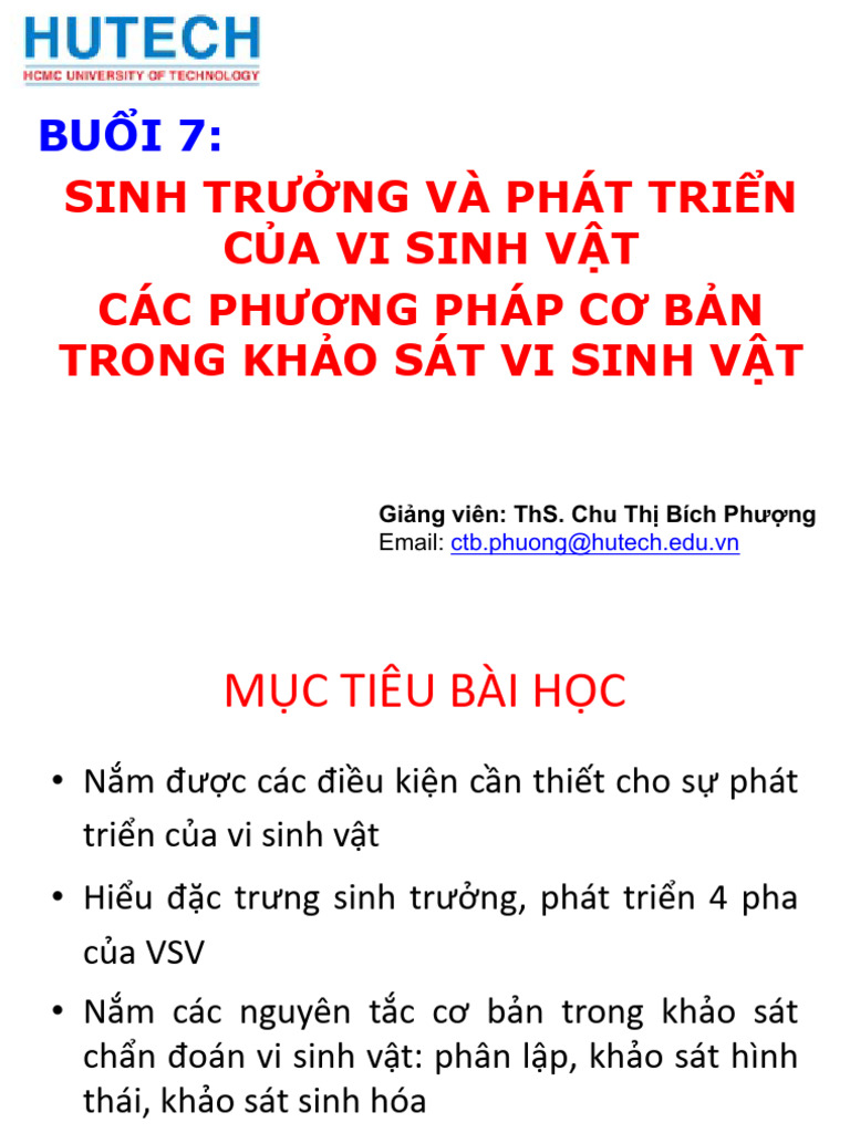 Buoi 7 - ST Va PT Cua VSV | PDF