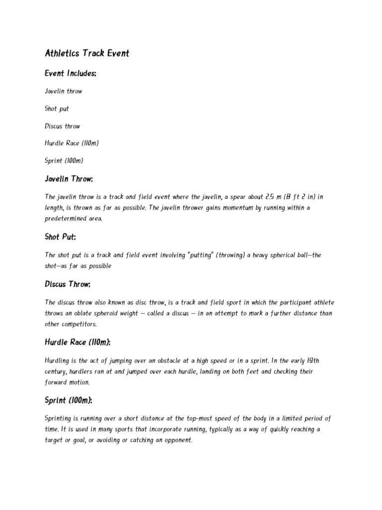 Athletics Track-WPS Office | PDF