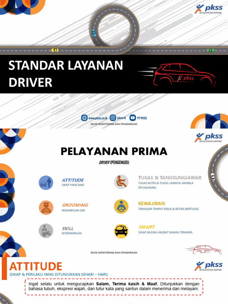 Standar Layanan Driver 2022 | PDF