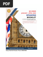 Full Ielts Speaking 2025 - IELTS ADVANCED | PDF | Wildlife