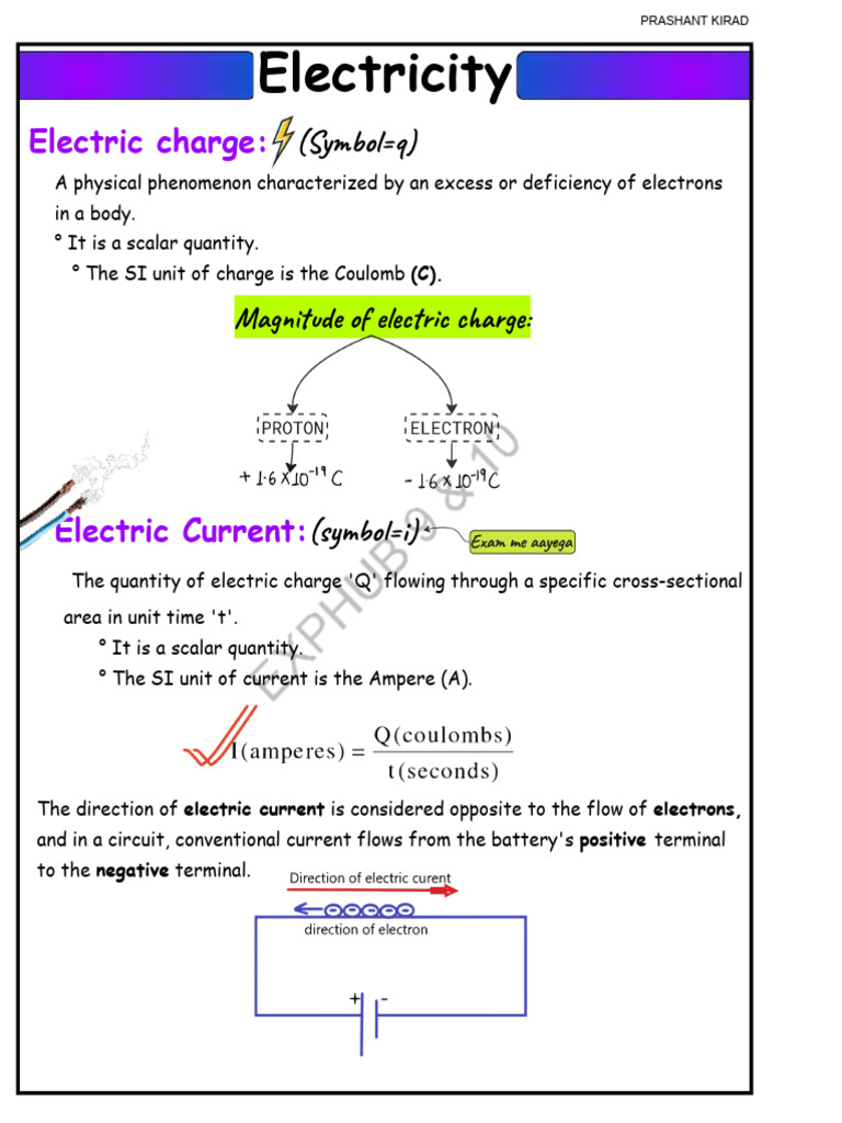 Electricity((1) | PDF | Watt | Electrical Resistance And Conductance