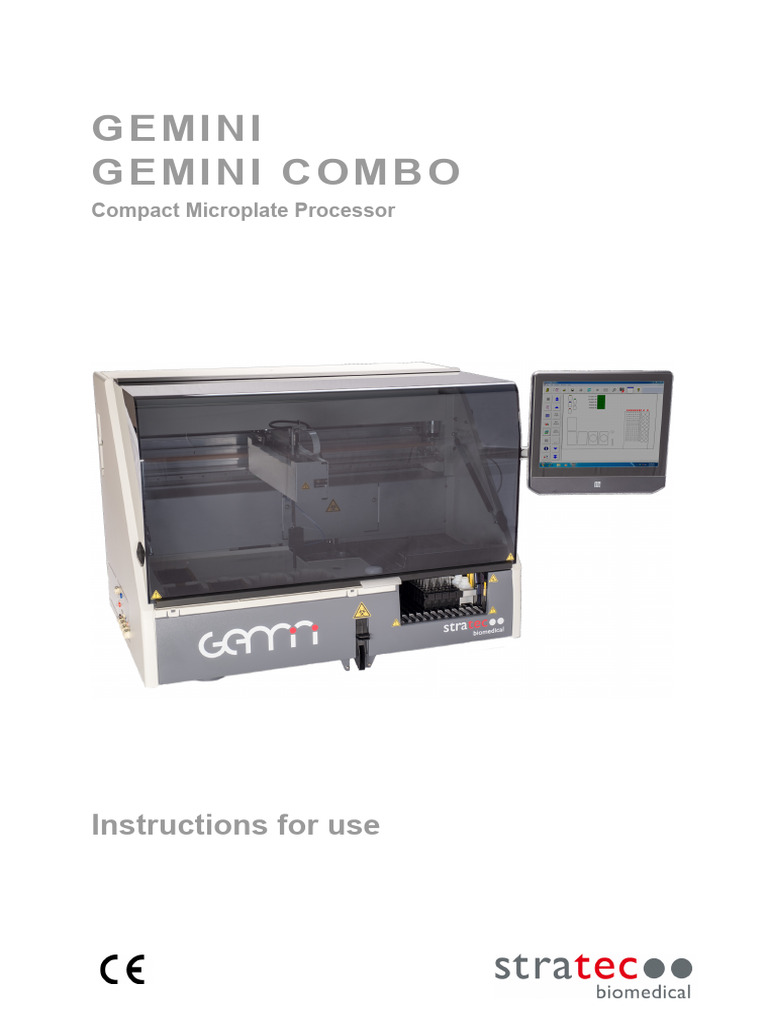 Stratec Gemini Instructions For Use | PDF | Computing | Computer Science