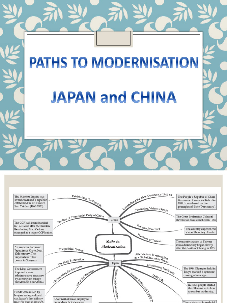 Paths To Modernisation | PDF | Kuomintang | Japan