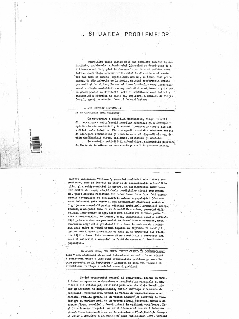 Structuri Urbane - Al. Sandu | PDF