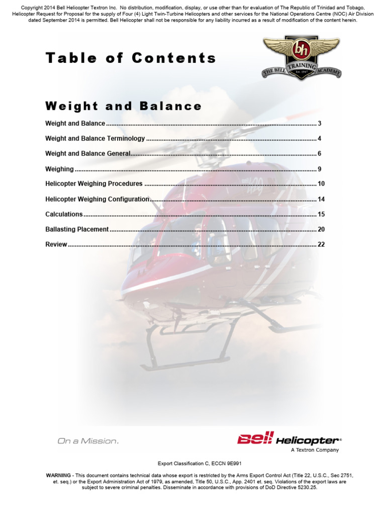 03 429 FM Weight and Balance | PDF | Aerospace | Aerospace Engineering
