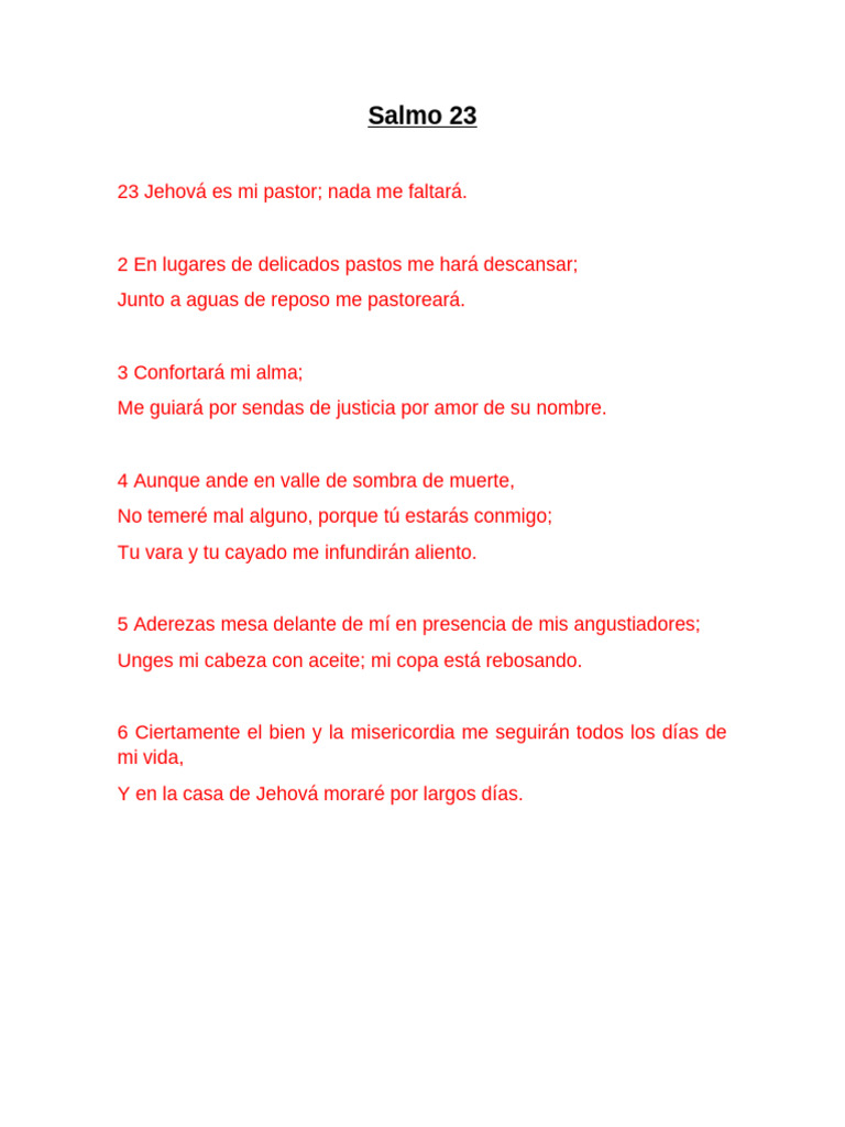 Salmo 23 | PDF