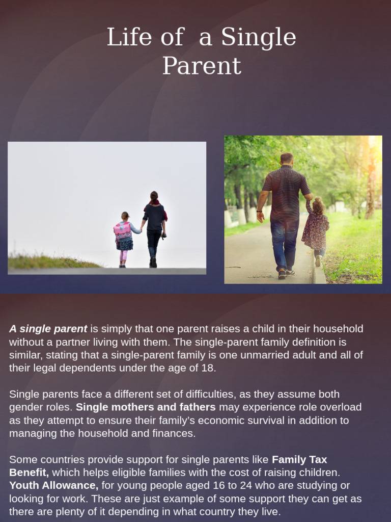 Life of A Single Parent | PDF