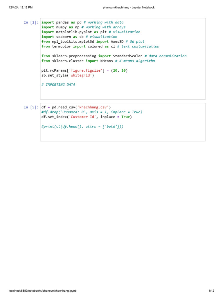 Phancumkhachhang - Jupyter Notebook | PDF | Algorithms | Computer Programming