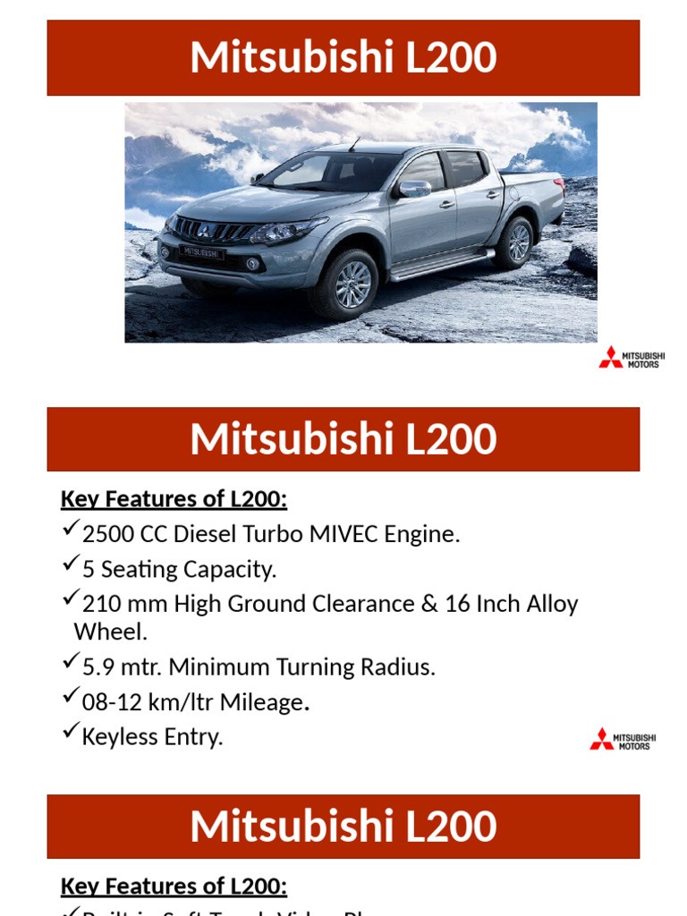 L200 Presentation | PDF