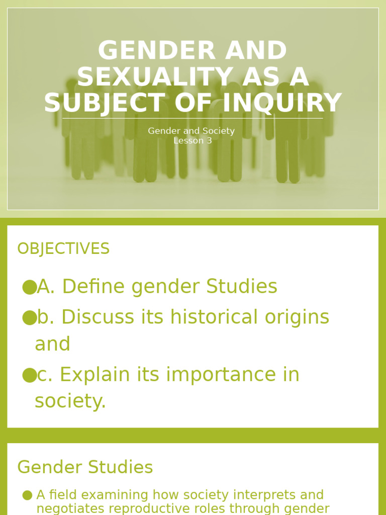 Lesson-3-Gender-and-Sexuality-as-as-Subject-of-Inquiry | PDF | Gender ...
