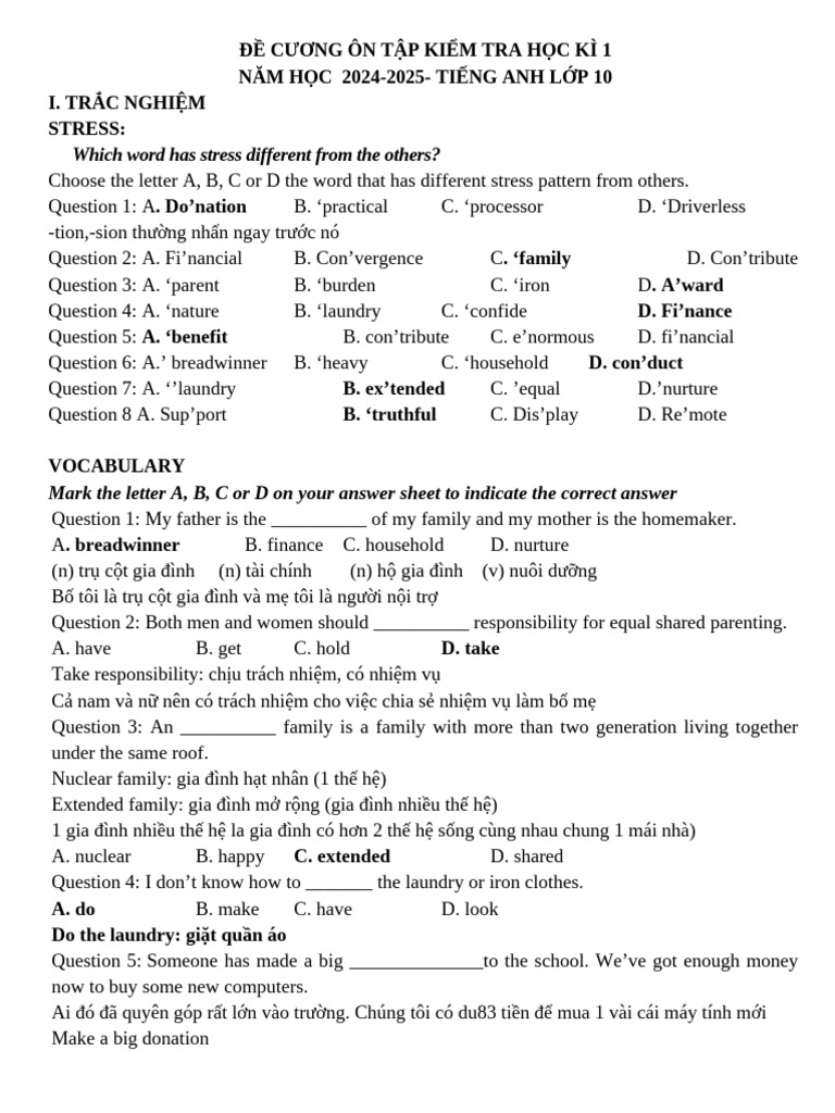 B7 - ÔN CK1 (14.12) | PDF
