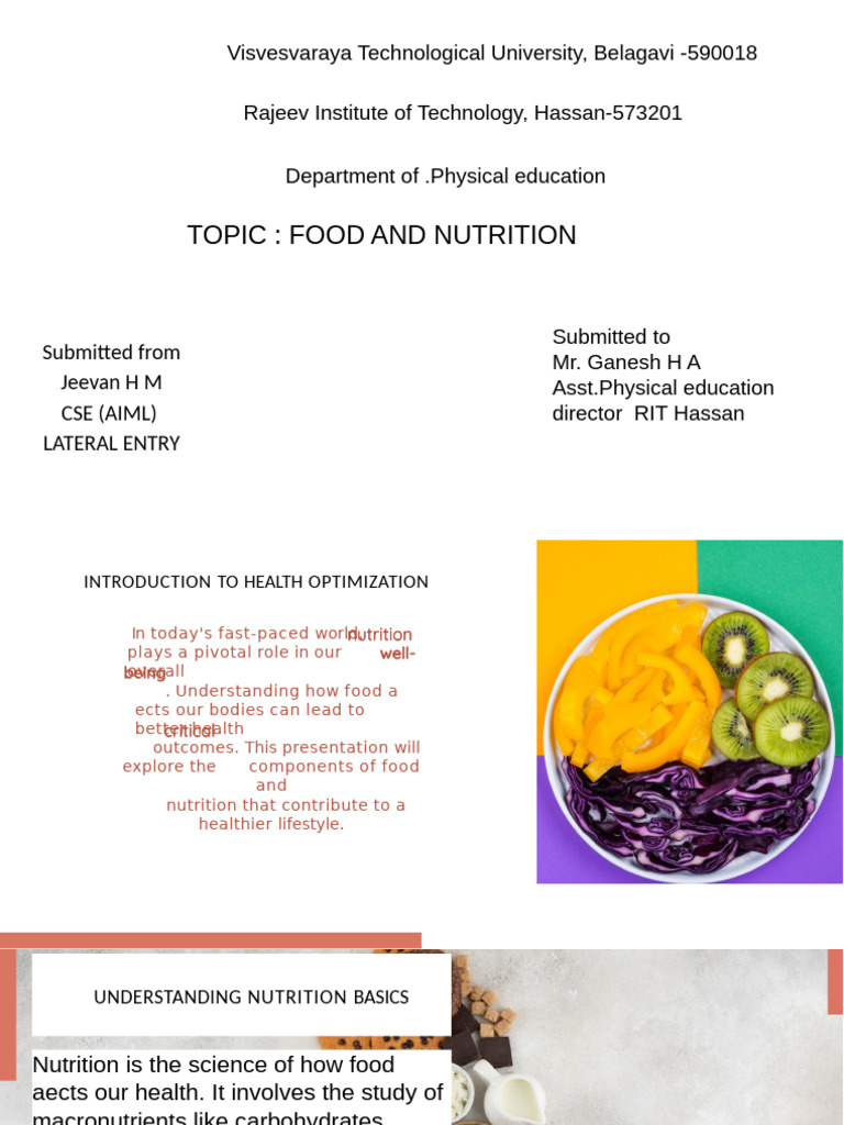 Jeevan | PDF | Nutrition | Diet & Nutrition