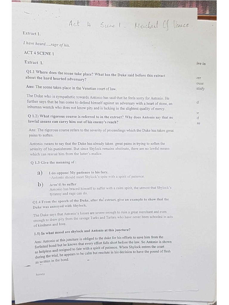 Act 4 Scene 1 and 2 | PDF