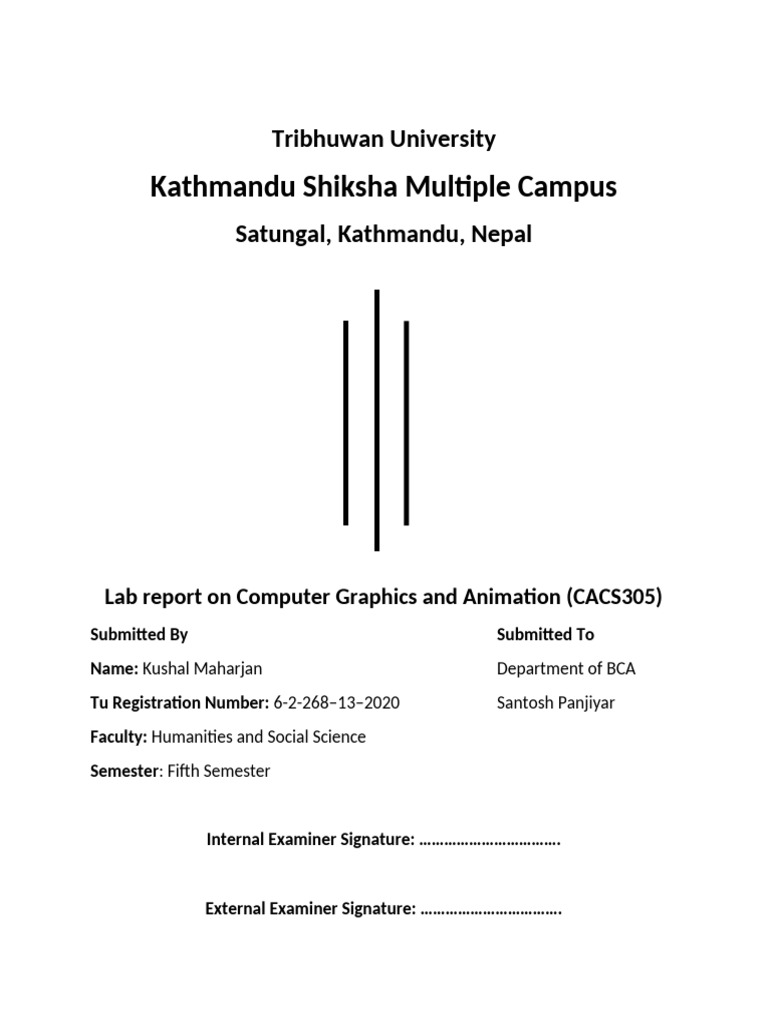 Kathmandu Shiksha Multiple Campus: Tribhuwan University | PDF | Computer Programming | Computing