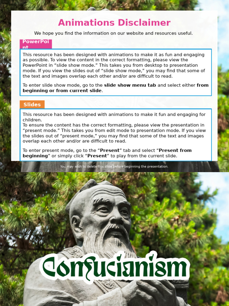 Confucianism PowerPoint & Google Slides For 6th-8th Grade | PDF ...