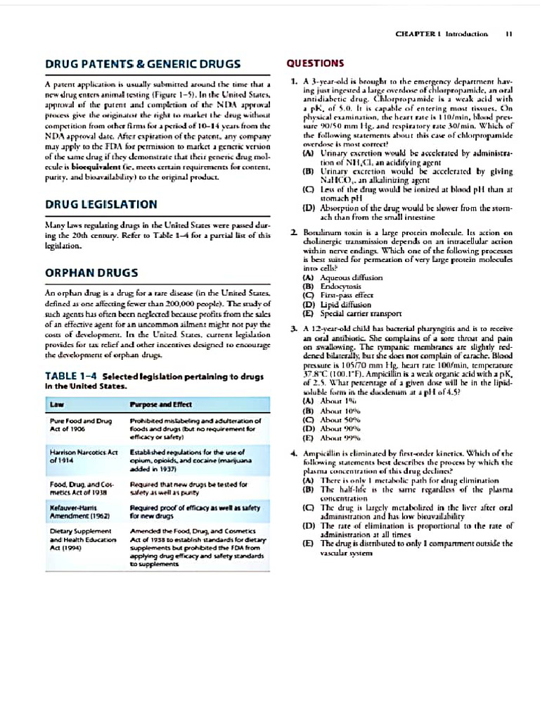 Mini Katzung All Exercise Mcqs PDF Compiled by Amg Admin DR XD | PDF