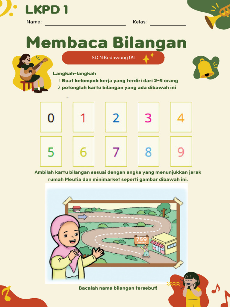 LKPD Matematika 1 Dan 2 | PDF