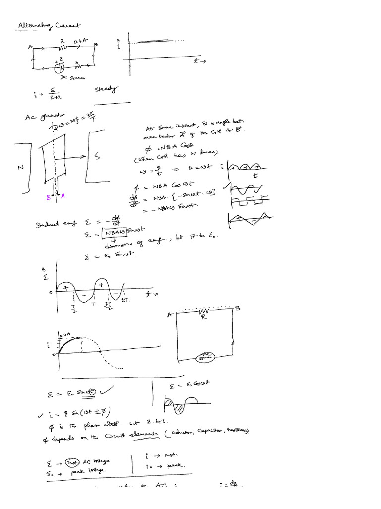 Alternating Current | PDF