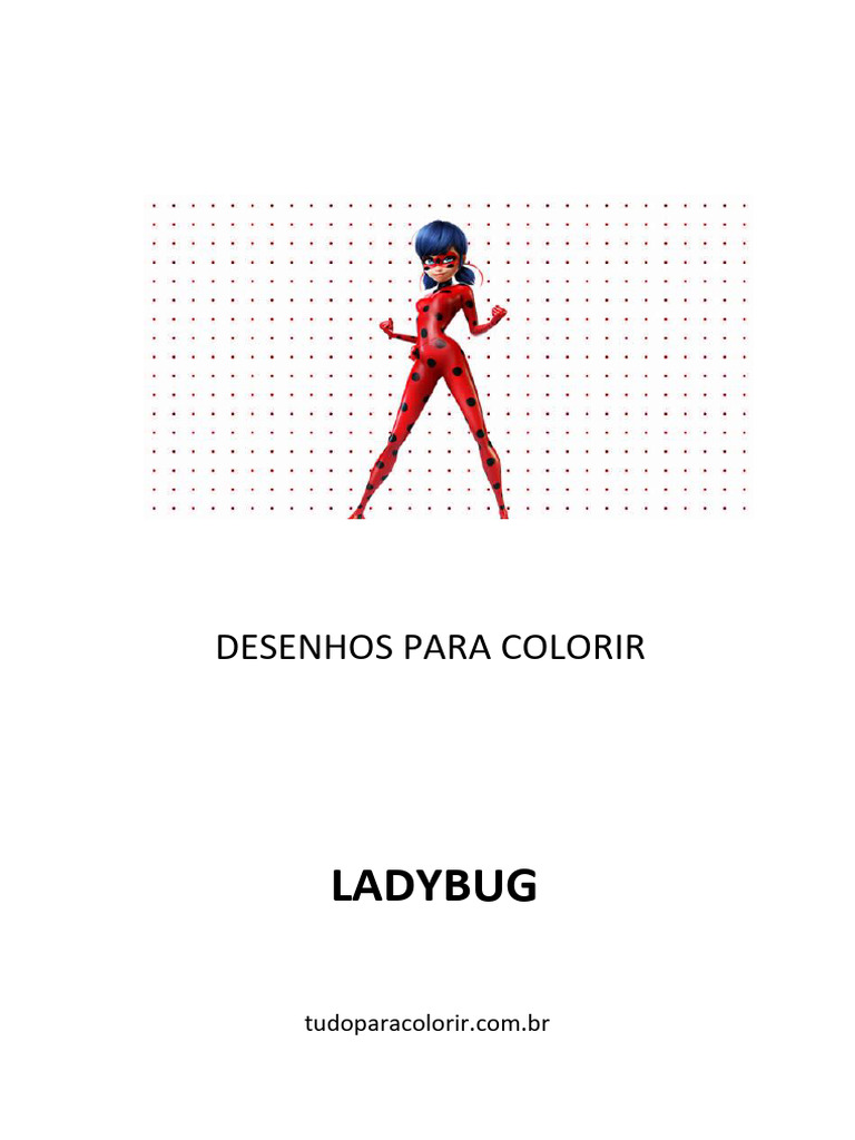 Desenhos Da Ladybug Para Imprimir e Colorir | PDF