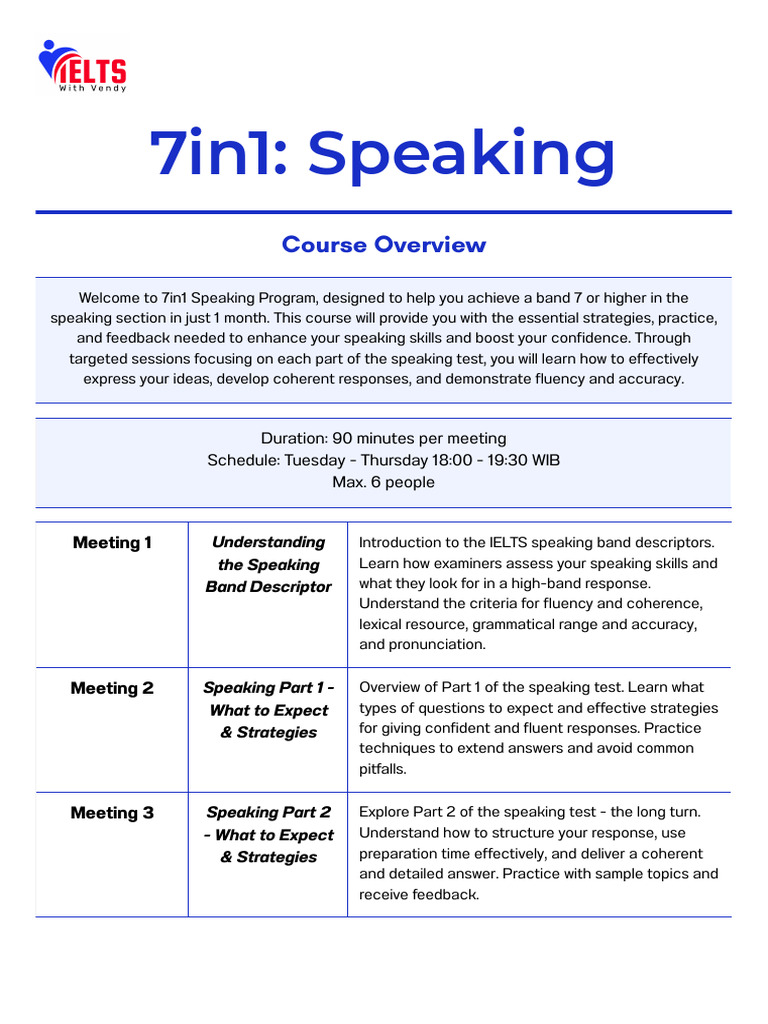 IELTS Speaking Mastery Course | PDF | Fluency | International English ...