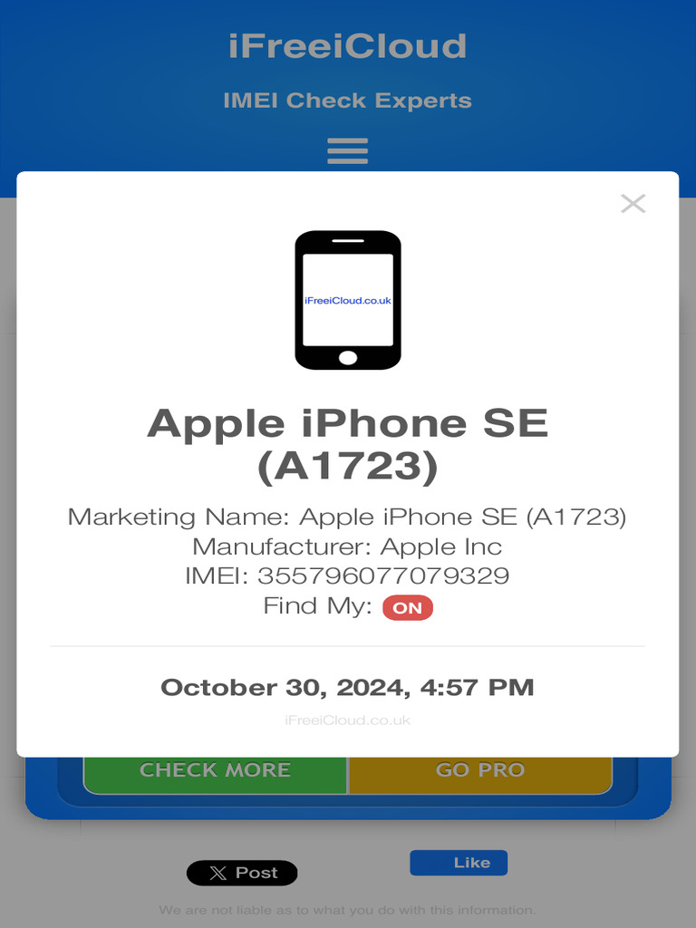 Free Apple IMEI Serial Check iFreeiCloud | PDF