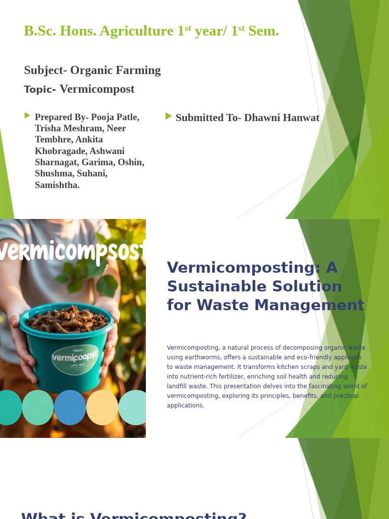 Vermicomposting A Sustainable Solution For Waste Management 1 | PDF ...