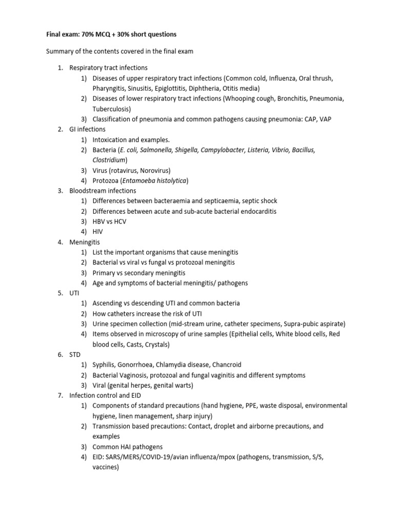 Summary of Second Part of | PDF