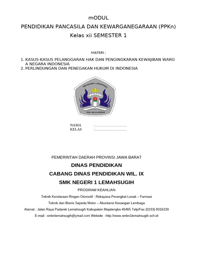 MODUL_PPKn_KELAS_12_SEMESTER_1[1] | PDF