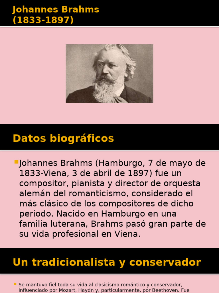 12 JOHANNES BRAHMS 1 GSPMVA GSG | PDF | Johannes Brahms | Musica romantica