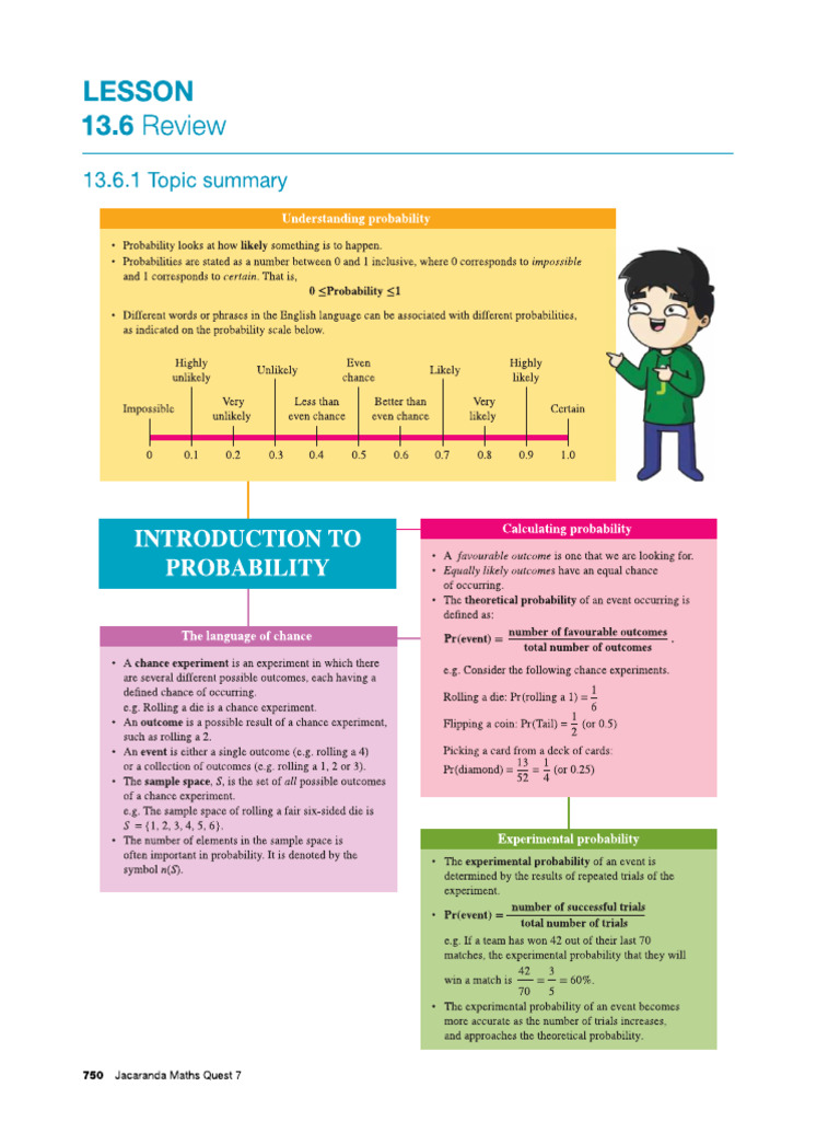 Year 7 Introduction To Probability Lesson Sheet | PDF