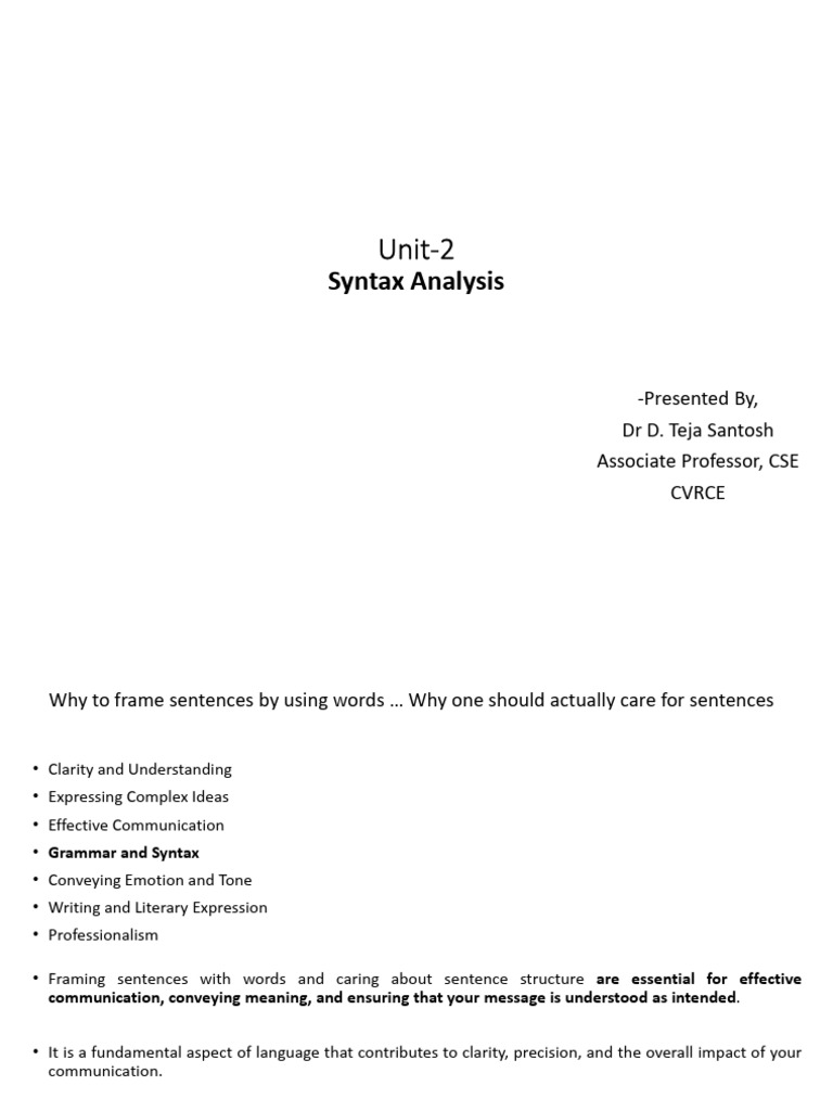 MNLP Unit-2 (1) | PDF | Parsing | Syntax