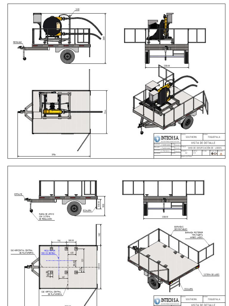 Plano Remolque para RBT 70 | PDF