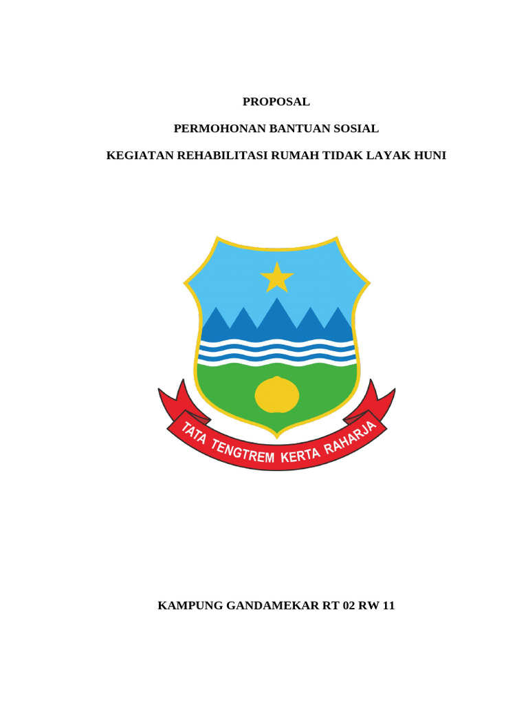 Proposal Rutilahu | PDF