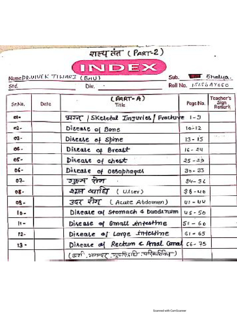Shalya Tantra 2 (Part A) Dr. Vivek Tiwari (BHU) | PDF