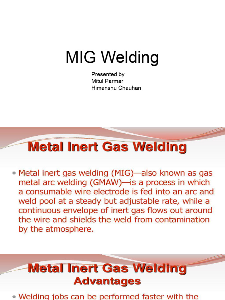 MIG Welding | PDF