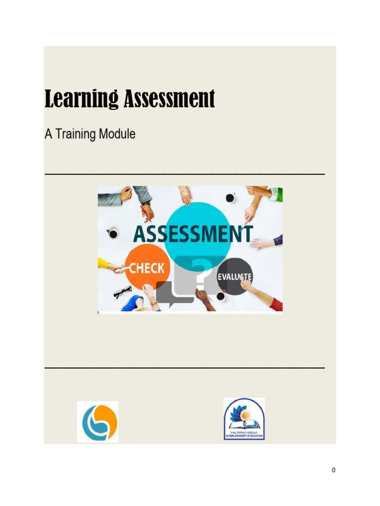 Learning Assessment Course To Be Uploaded For Grades | PDF ...