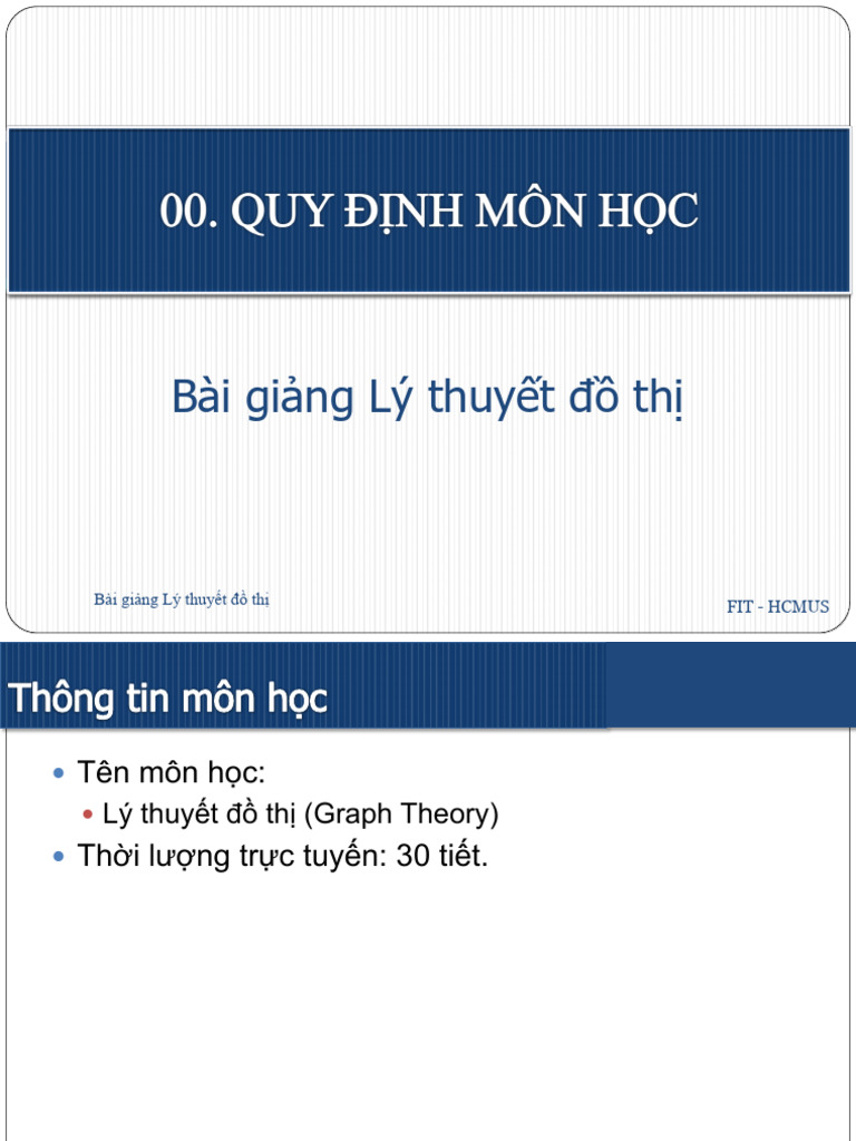 LTDT - Bai 00 - Quy Dinh Mon hoc-DTTX | PDF