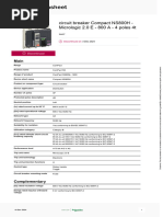 Product Data Sheet: Circuit Breaker Compact Ns1600N, 50 Ka at 415 Vac ...