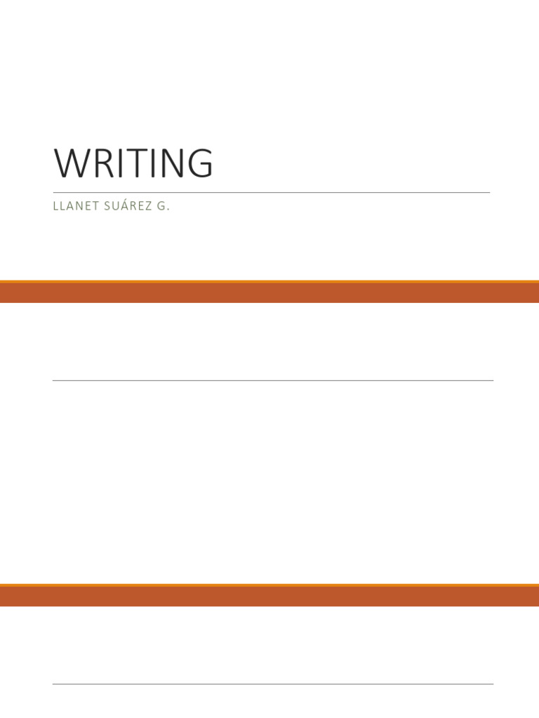 WRITING | PDF | Grammar | Syntax