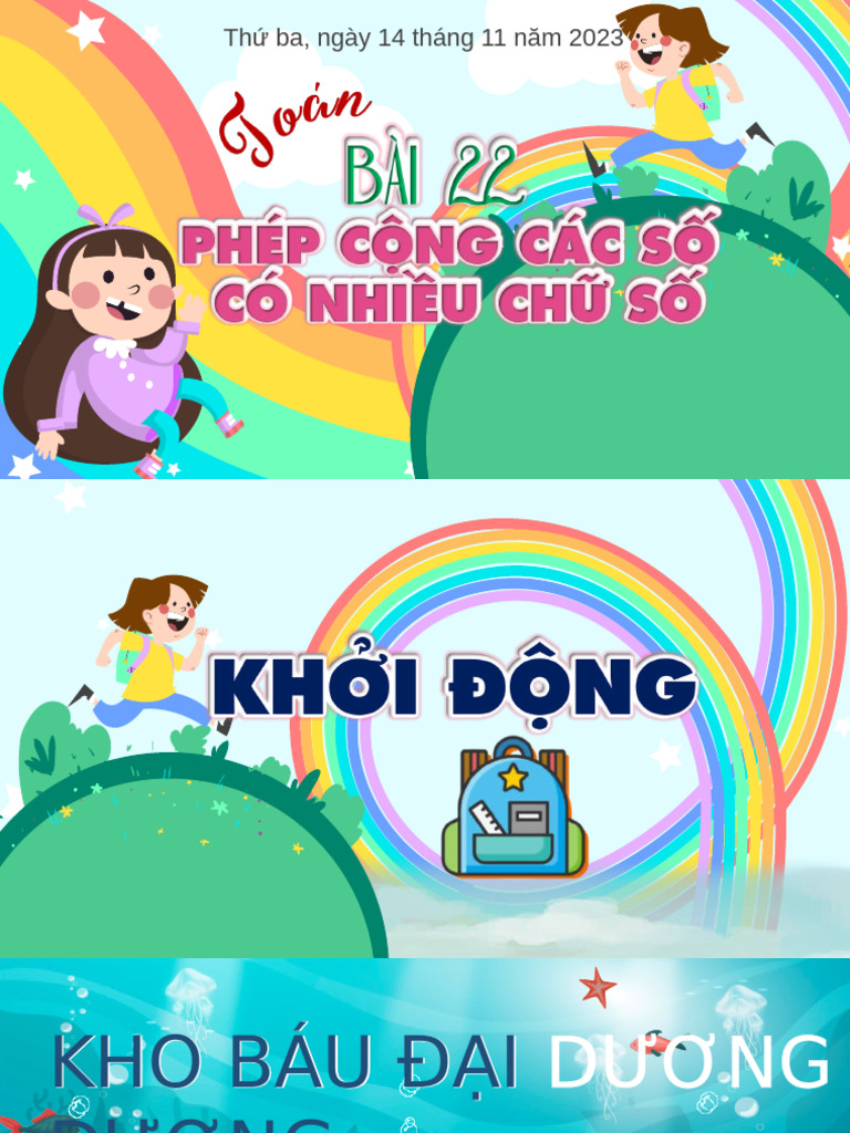 Bai 22 Phep Cong Cac So Co Nhieu Chu So Tiet 1 Tuan 11 | PDF