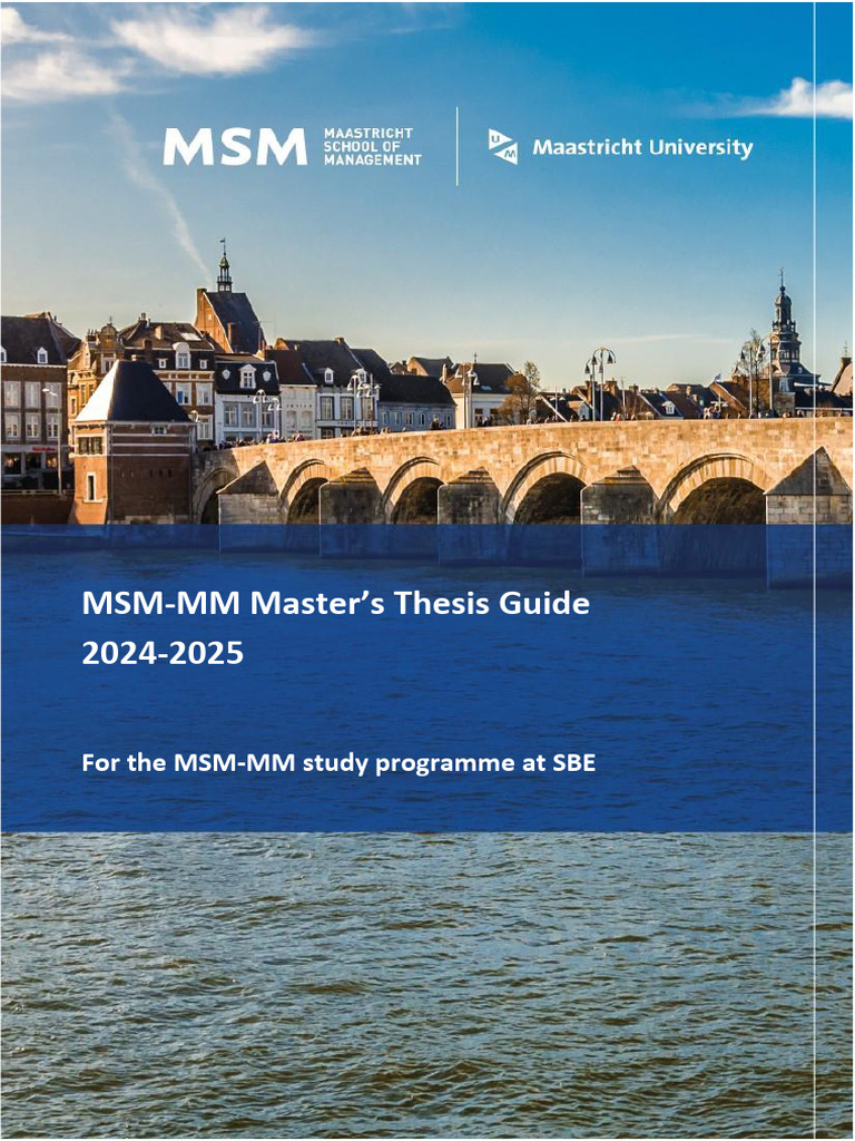 Master's Thesis Guide | PDF | Methodology | Thesis