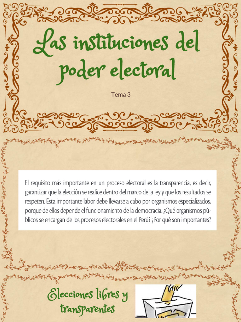 Instituciones_del_Poder_Electoral | PDF