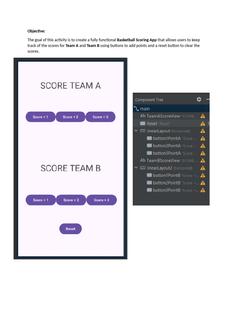 Basketball ScoreBoard App | PDF | Computer Programming | Computing