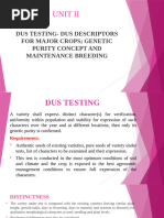 DUS Testing Guidelines for Rice | PDF | Agriculture | Conservation