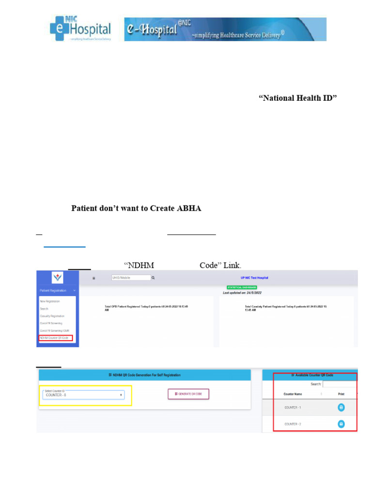 Manual of ABHA | PDF | Qr Code | Cyberspace