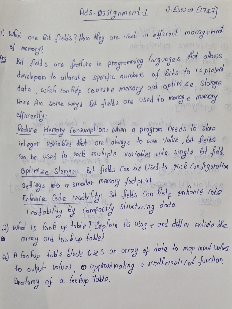 Ads Assignment 1 1747 | PDF