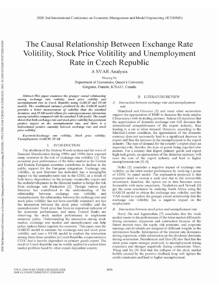publication 3 | PDF | Errors And Residuals | Volatility (Finance)
