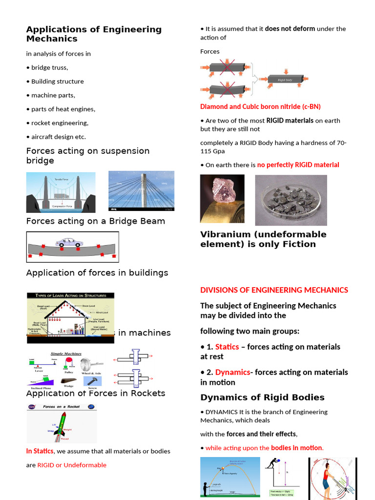 Statics and Rigid Bodies Lec 2 | PDF | Force | Beam (Structure)